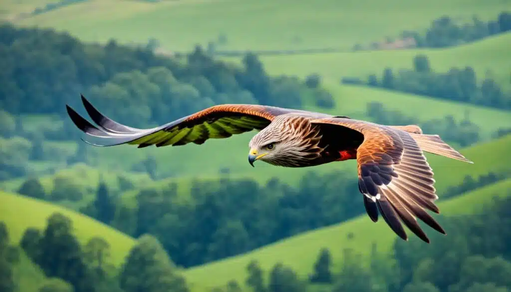 Vogelporträt: Rotmilan