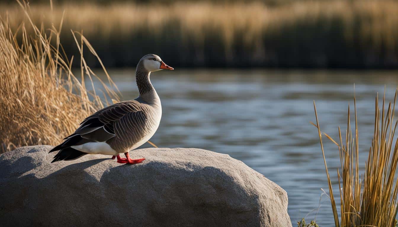 Vogelporträt: Graugans