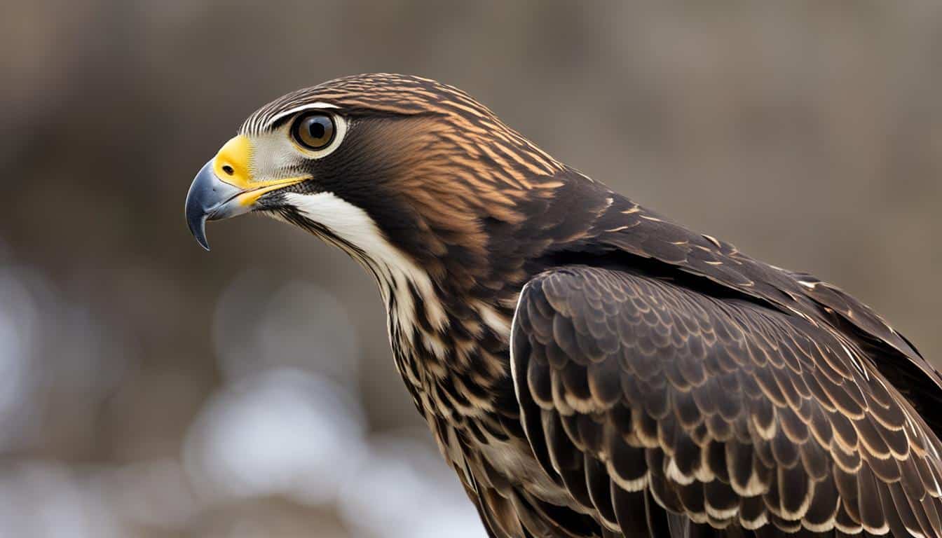 Vogelporträt: Wanderfalke