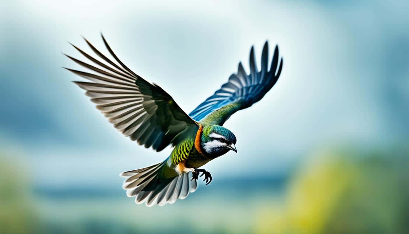 Wunderschone Vogel Fliegt Gegen Scheibe Spirituelle Bedeutung Bild