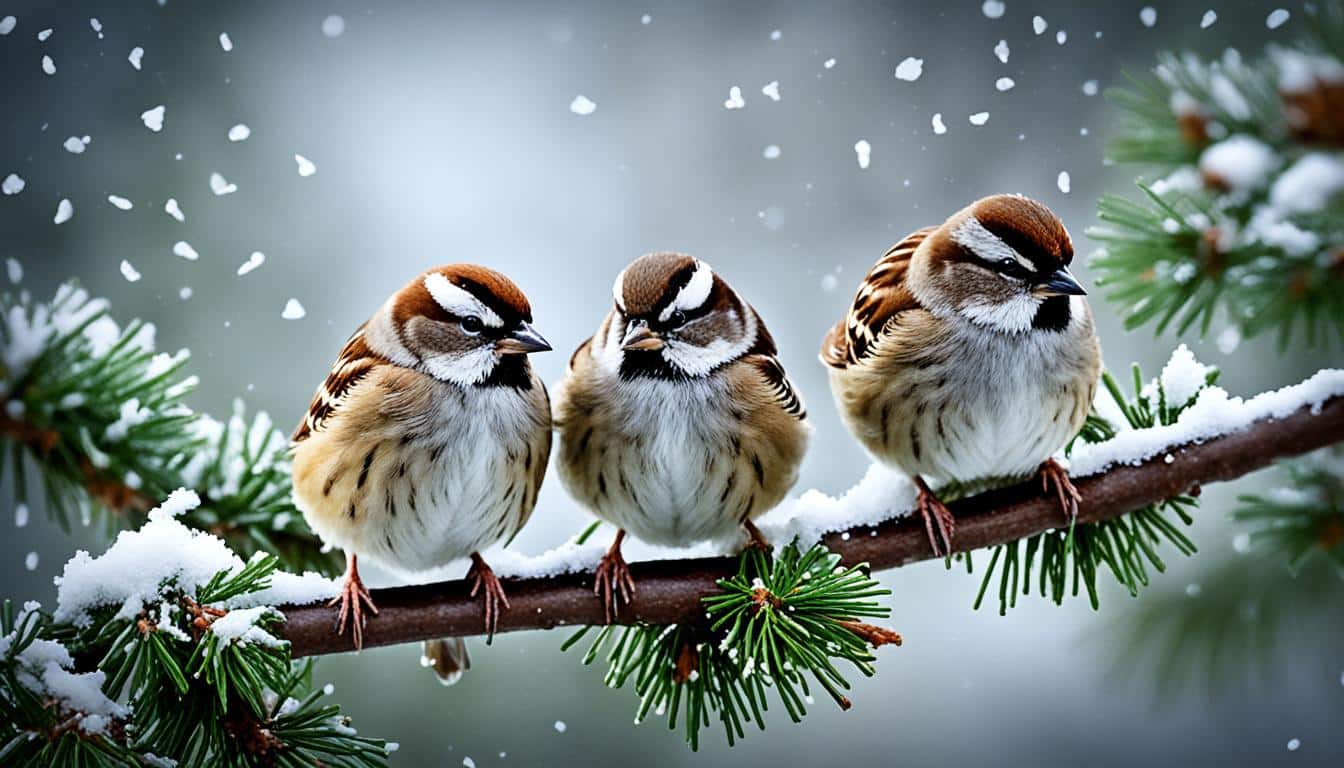 Wo Schlafen Spatzen Im Winter?