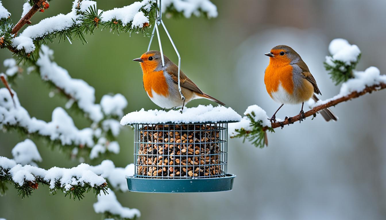Was Fressen Rotkehlchen Im Winter?