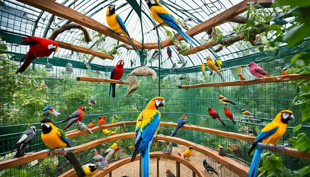 Wie Viele Vögel In Einer Voliere?